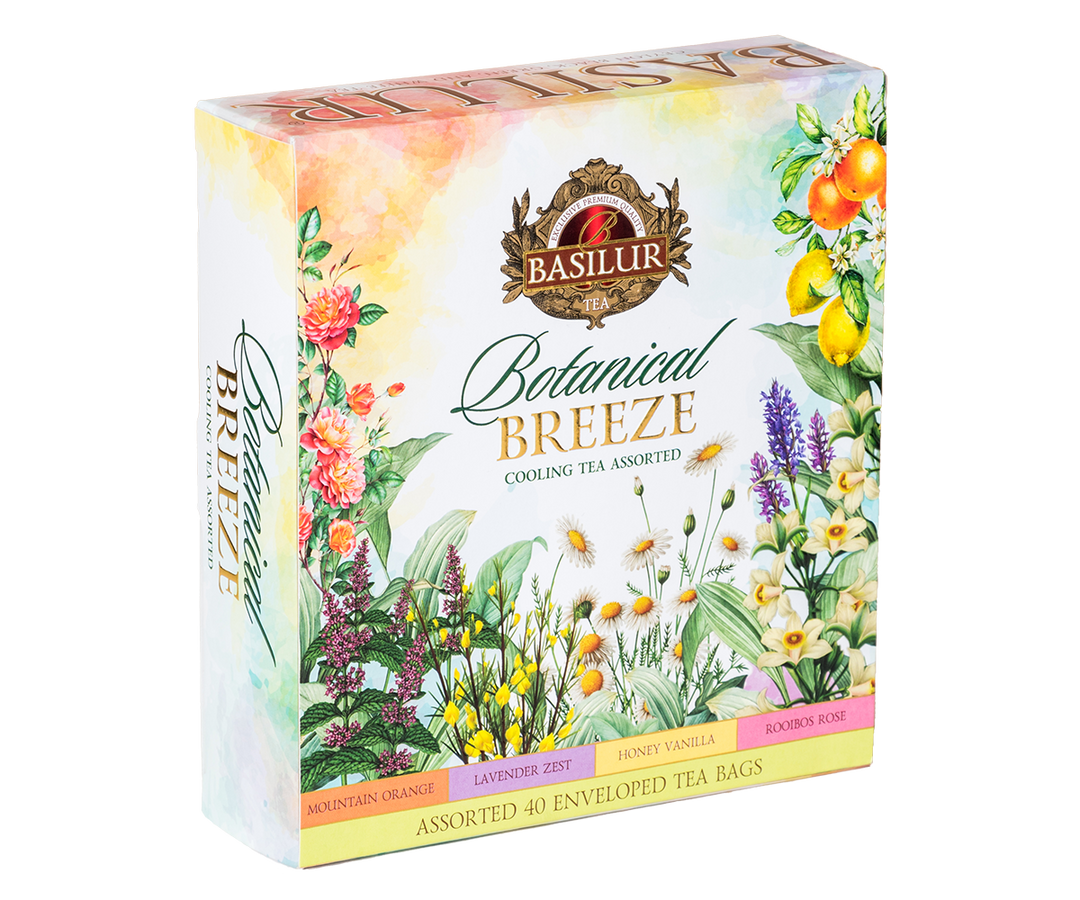 Botanical Breeze Assortment - 40 Enveloped Tea Bags - 4 Flavours ...