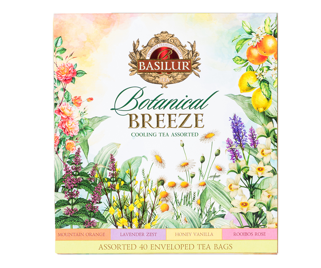 Botanical Breeze Assortment - 40 Enveloped Tea Bags - 4 Flavours ...