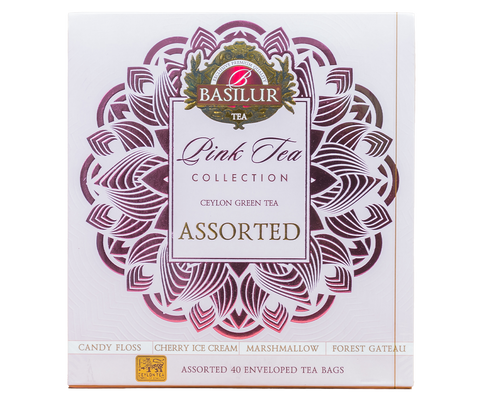 Pink Tea - 40 Enveloped Tea Bags - 4 Flavours – Basilur Tea