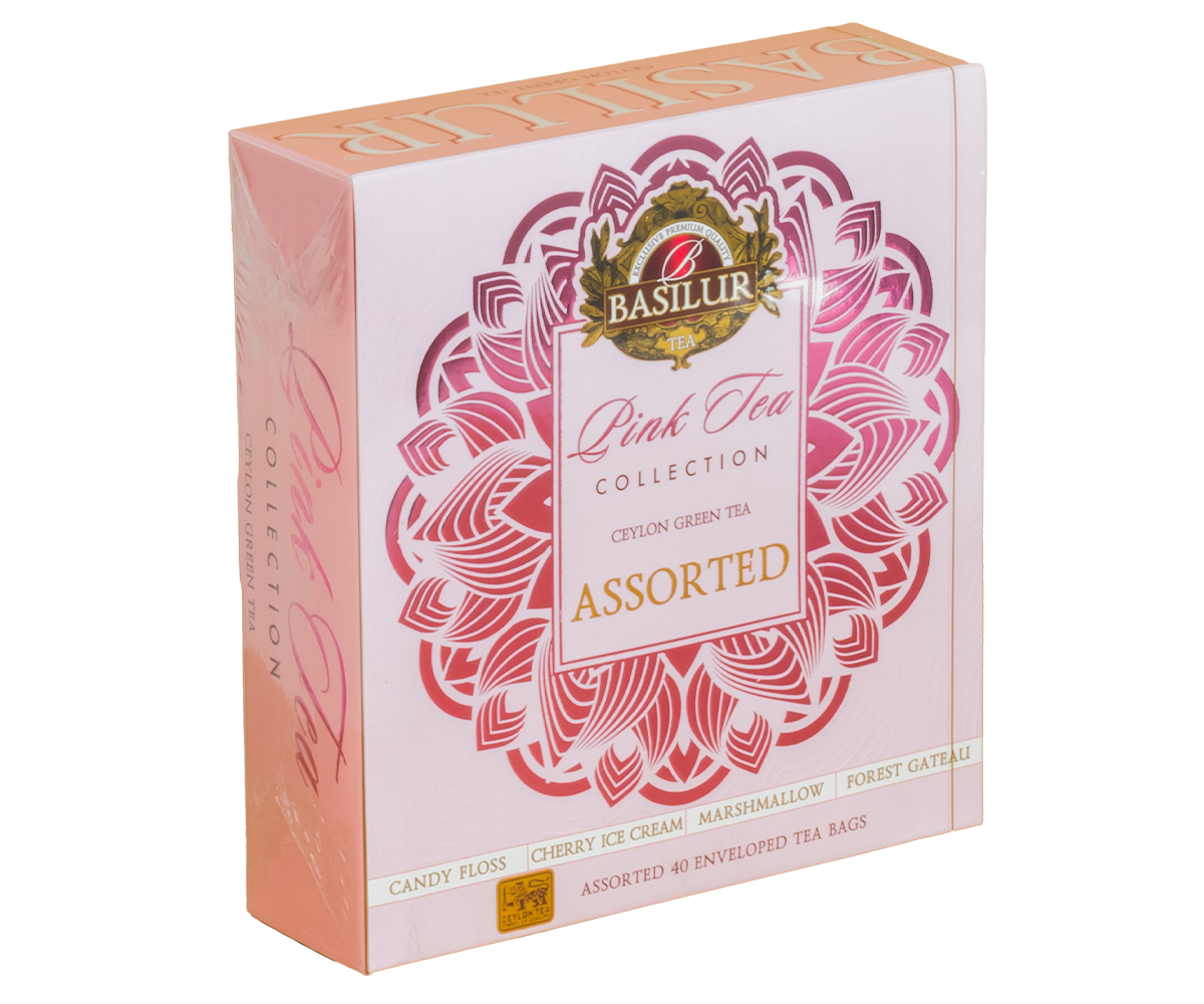 Pink Tea - 40 Enveloped Tea Bags - 4 Flavours – Basilur Tea