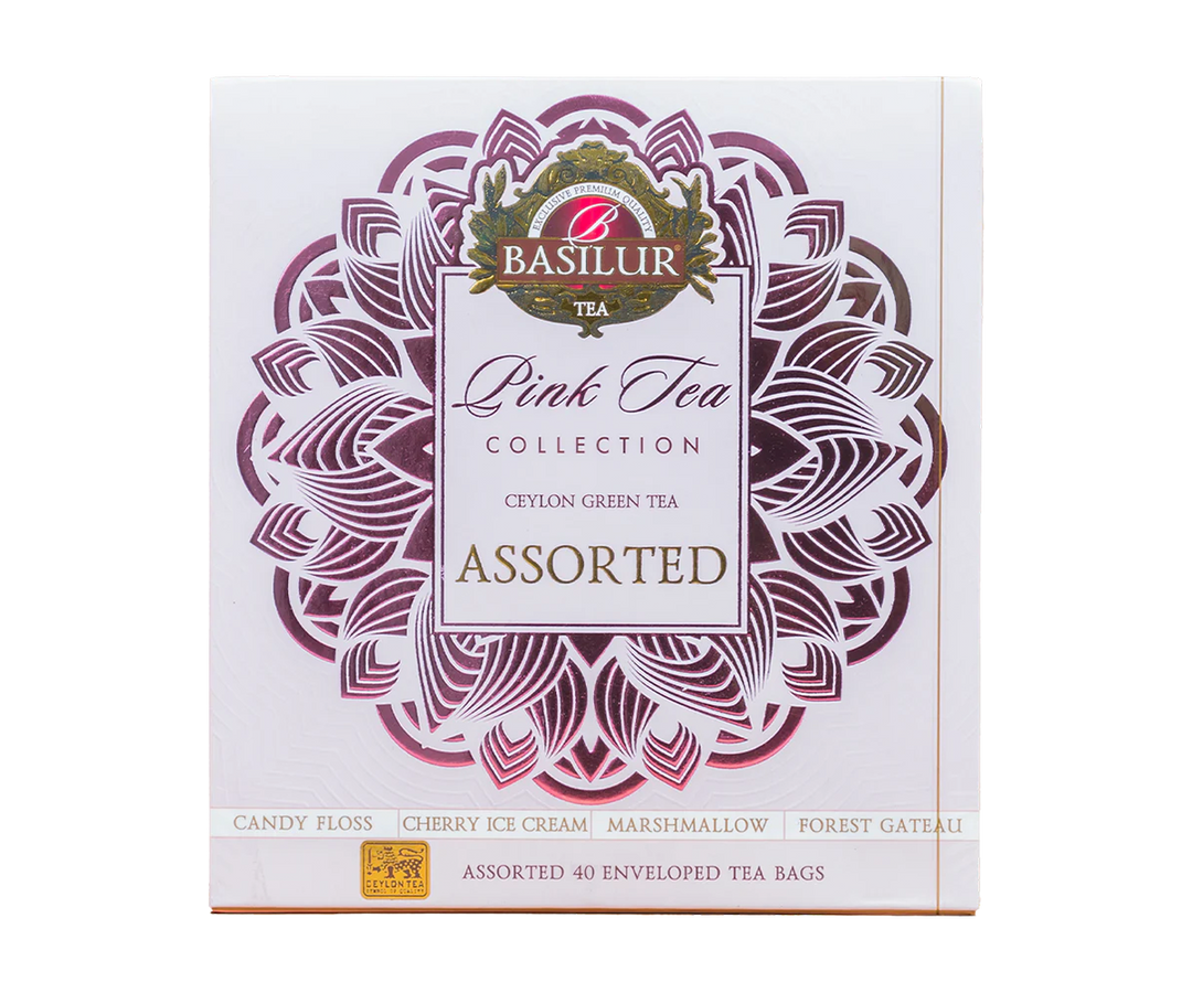 Pink Tea - 40 Enveloped Tea Bags - 4 Flavours – Basilur Tea