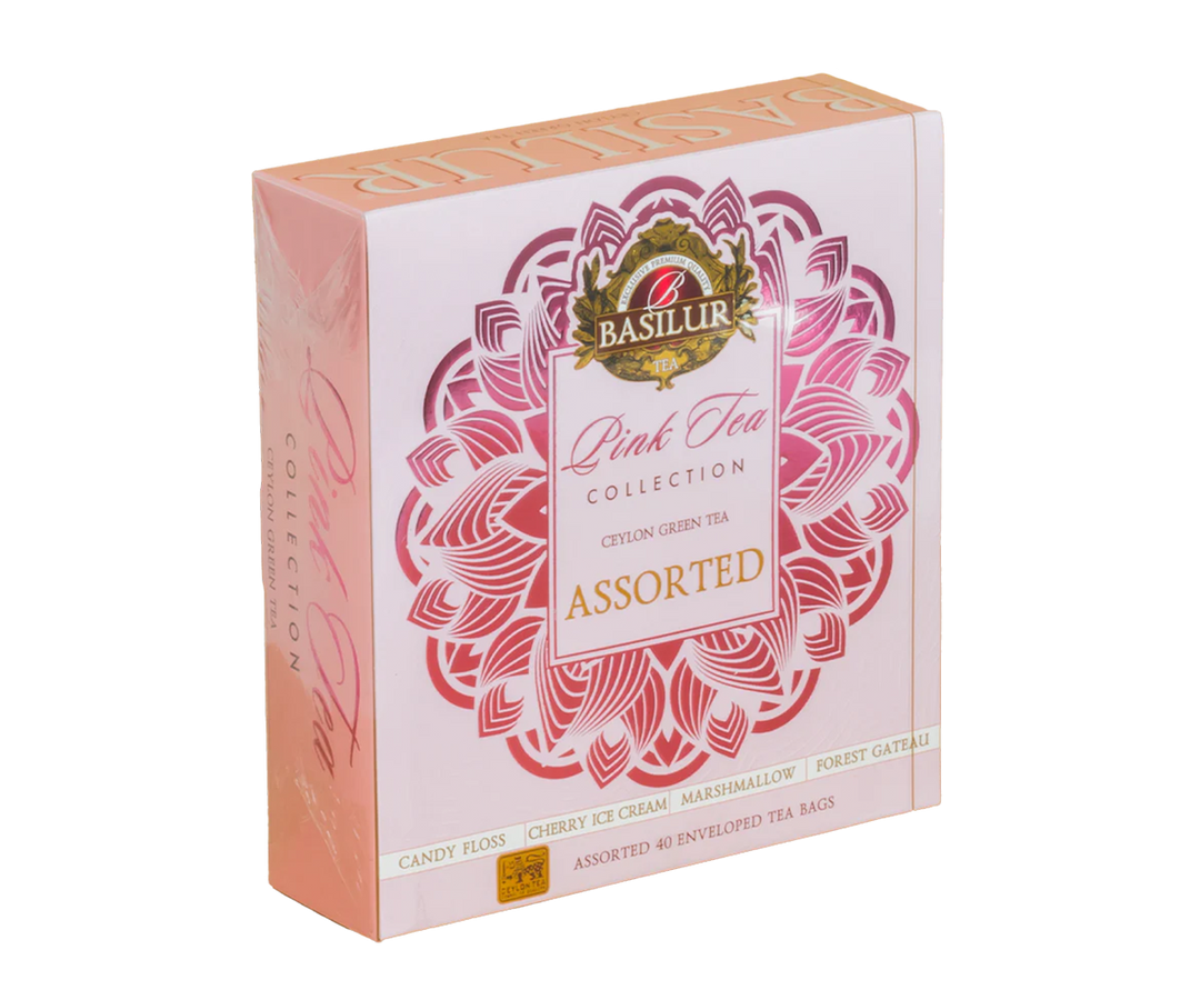 Pink Tea - 40 Enveloped Tea Bags - 4 Flavours – Basilur Tea